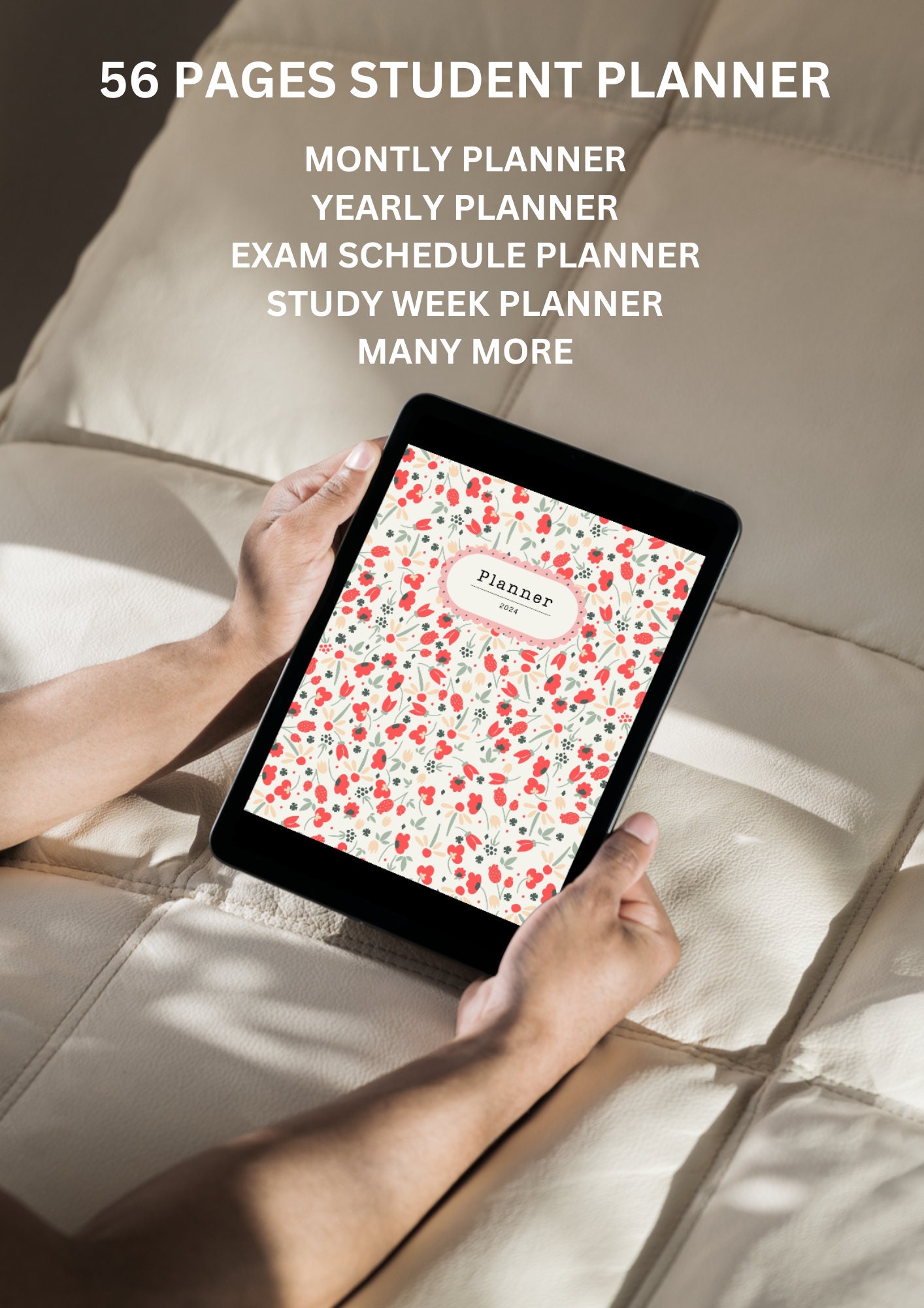 2024 Student Planner Digital Planner iPad Planner Homework Planner ...