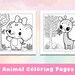 8 Animals Coloring Pages for Kids | Animals Coloring Pages | Kids ...