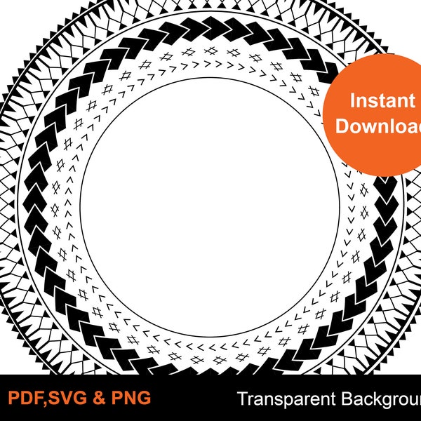 Samoan Circle Pattern - Etsy