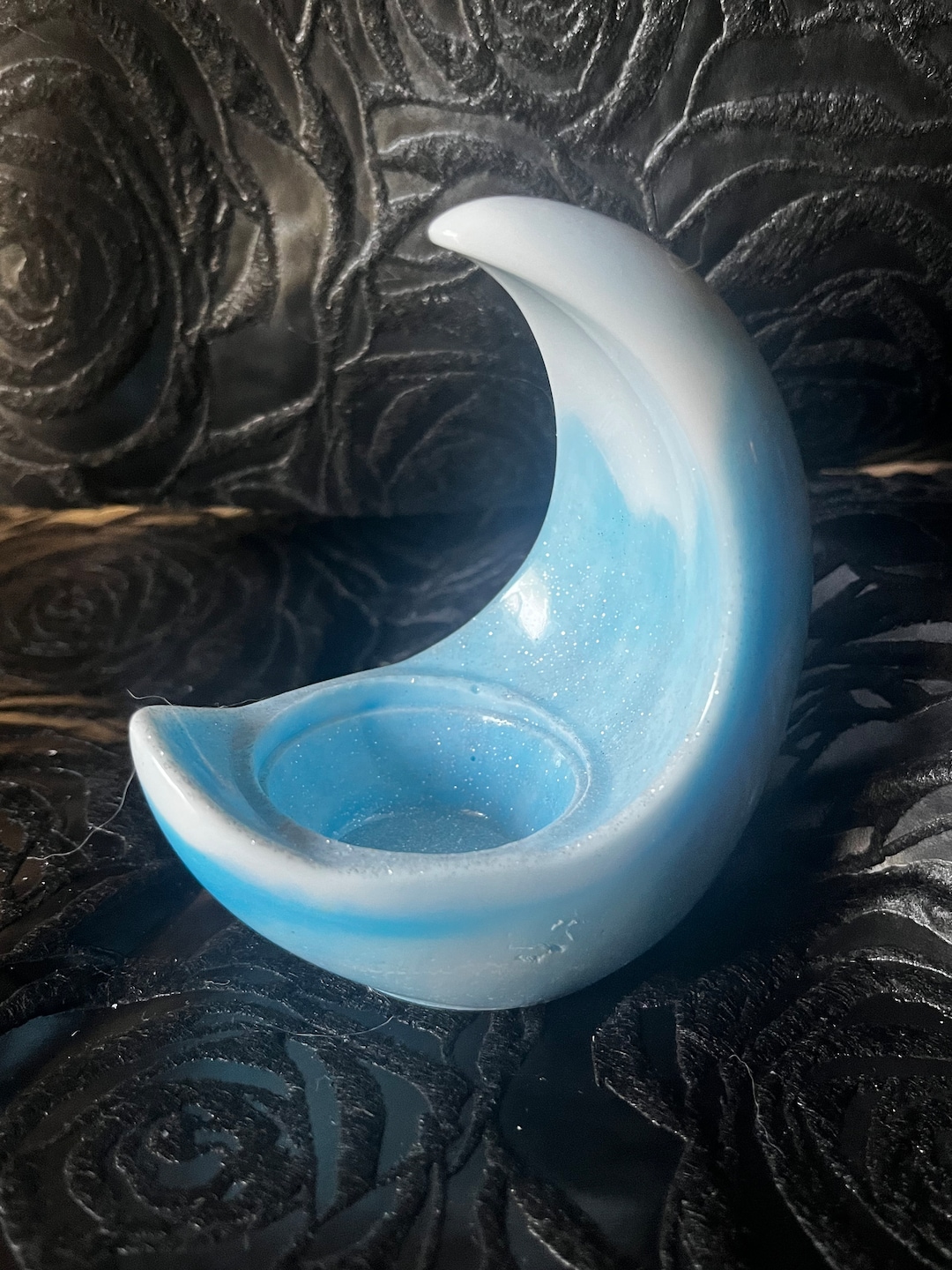 Moon Shaped Tea Light Holder - Etsy