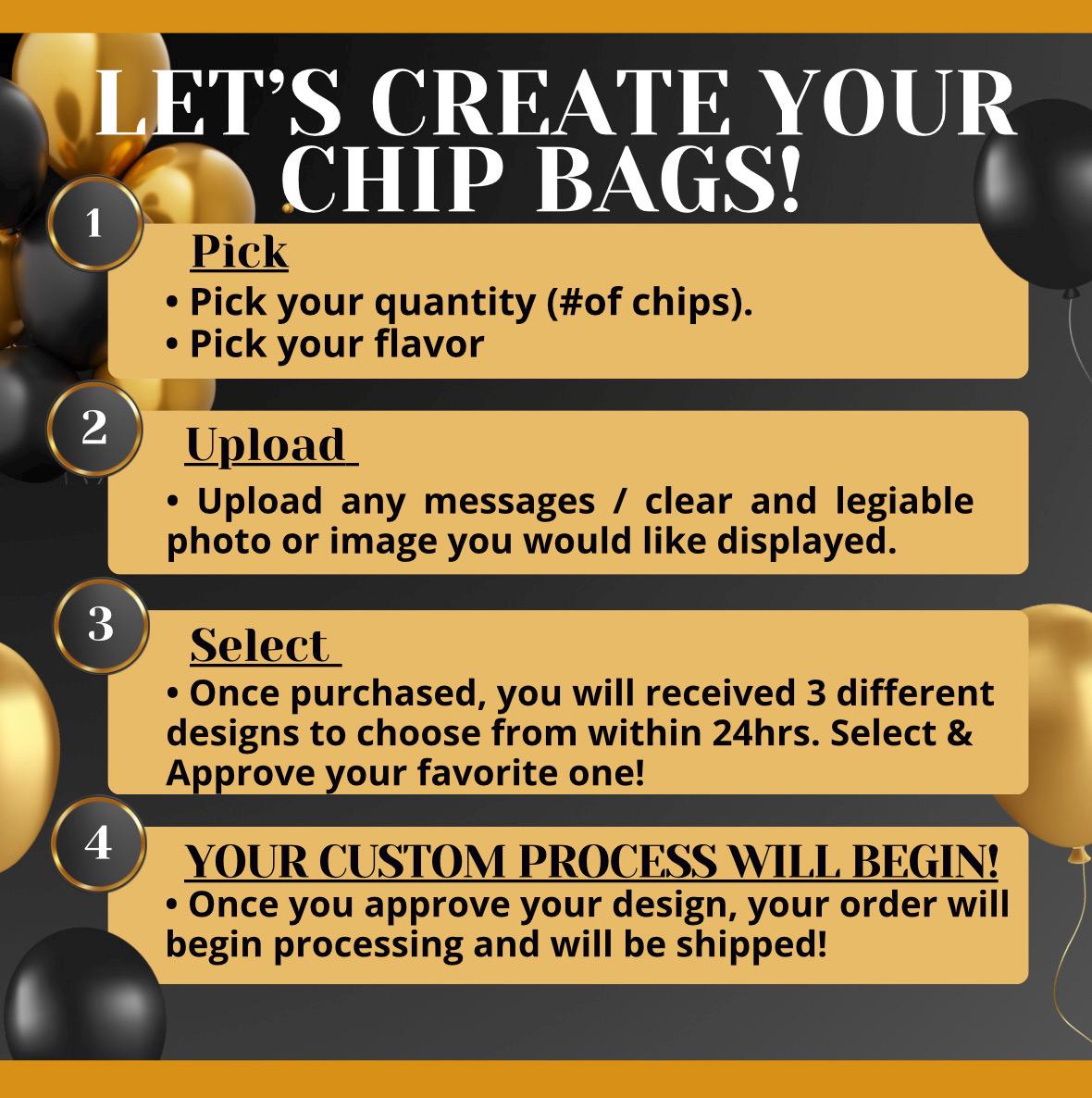 Personalized Chip Bags: Custom Party Favor Snacks - Etsy