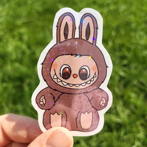 The Monster Inspired Labubu Bunny Stickers | Trendy Stickers - Etsy