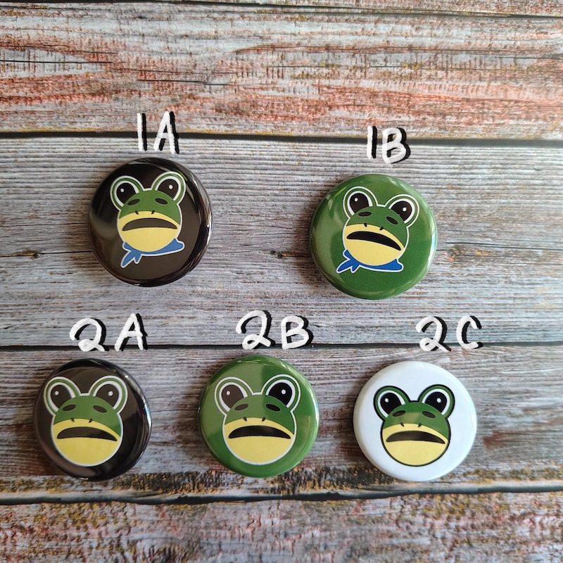 Portland Frog Buttons - Etsy