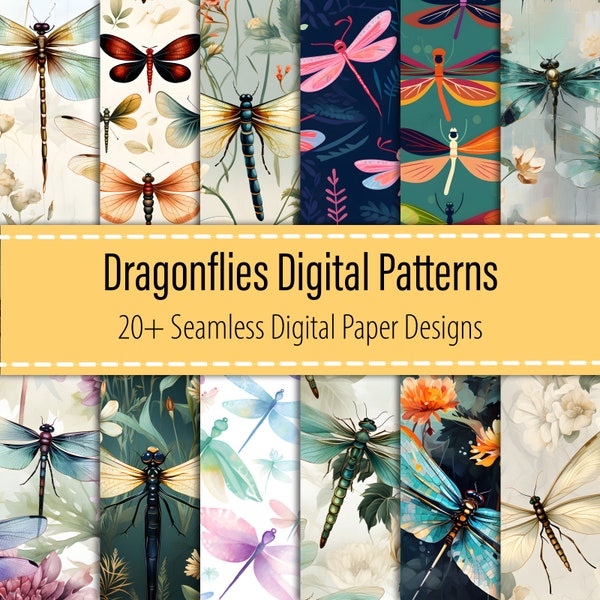 Dragonfly Paper - Etsy