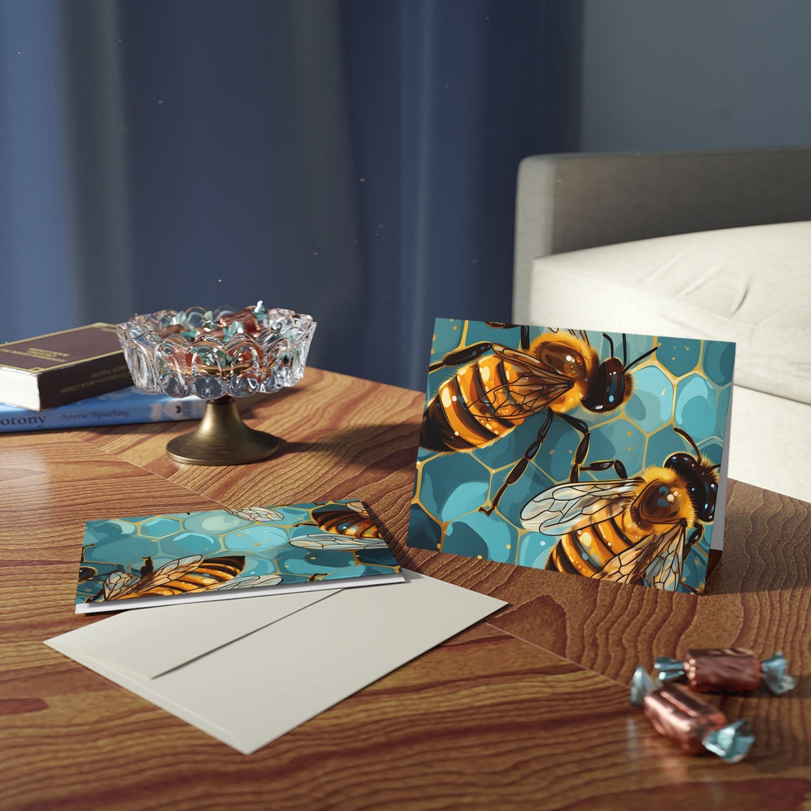 Bees Honey Comb 20+ Digital Paper Bundle, Bees Seamless Pattern ...