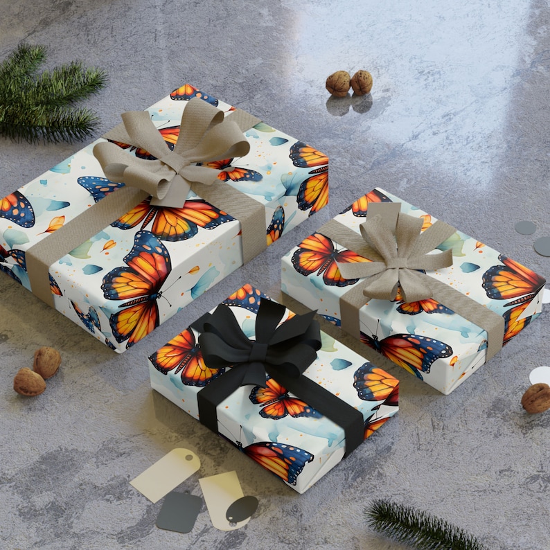 Monarch Butterflies 20 Digital Paper Bundle, Monarch Butterfly Seamless ...