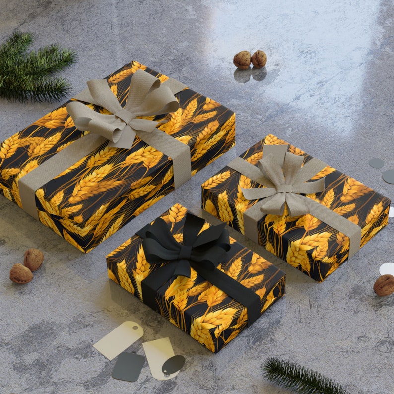 Autumn Harvest 20 Digital Paper Bundle, Harvest Seamless Pattern, Corn ...