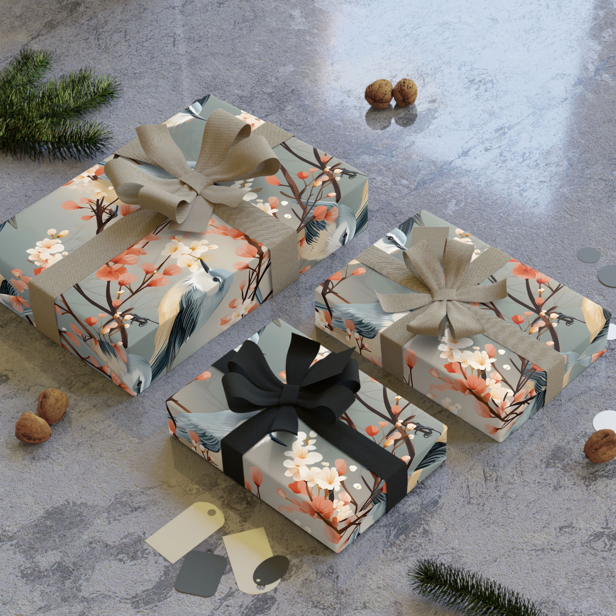 North American Birds 20 Digital Paper Bundle, Birds Seamless Pattern ...