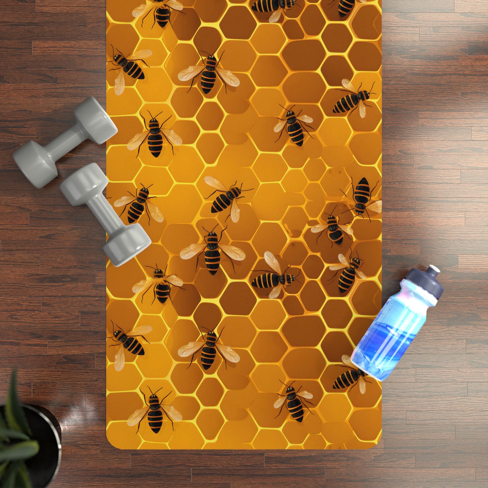 Bees Honey Comb 20+ Digital Paper Bundle, Bees Seamless Pattern ...