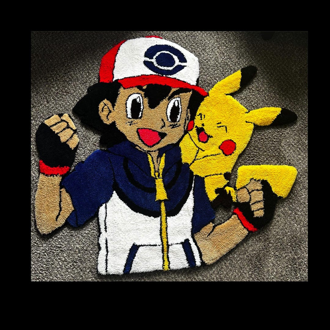 Cartoon Tufted Rug - Etsy