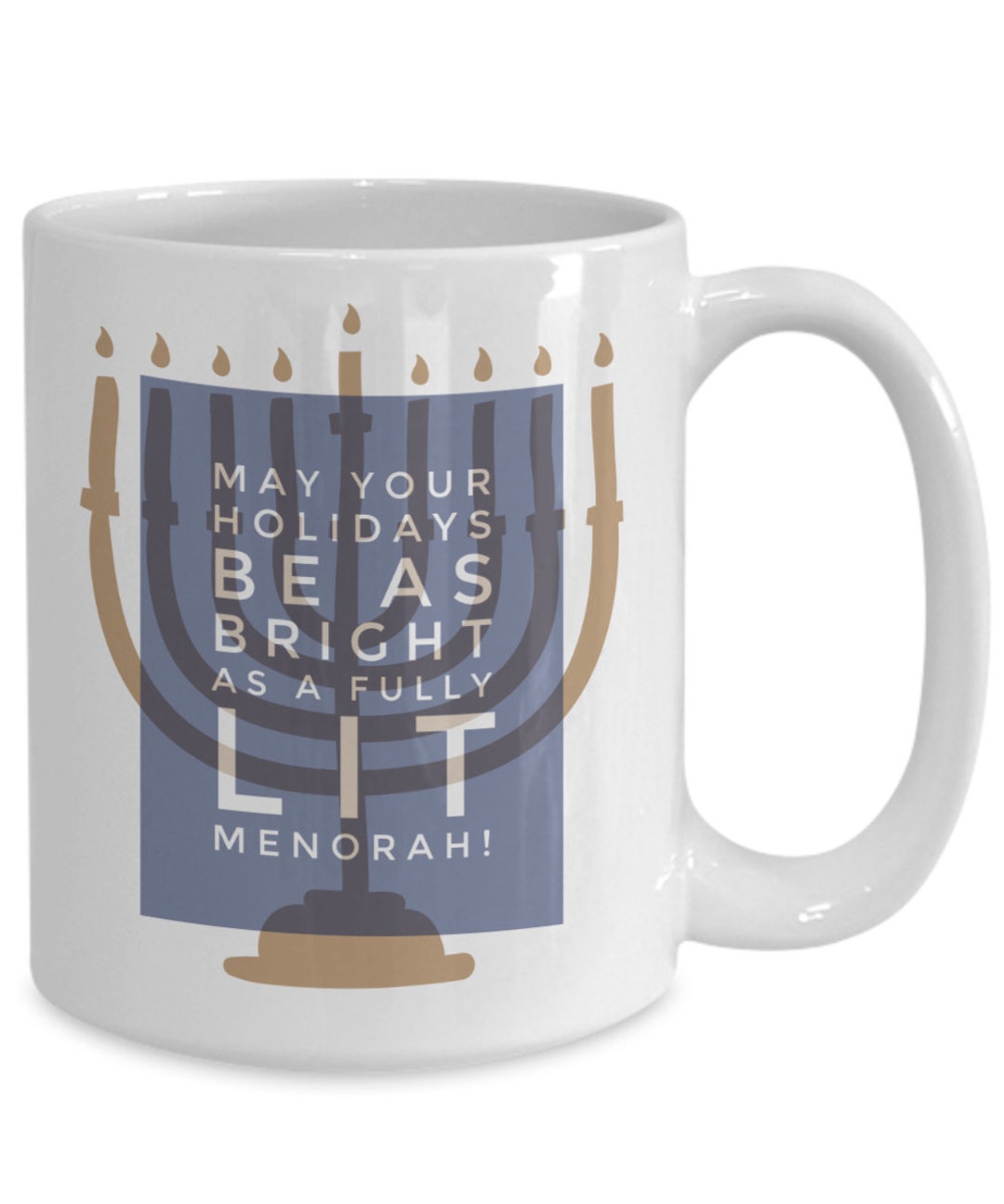 Jewish Holiday Mug, Best Hanukkah Coffee Mug for Man or Woman, Jewish ...