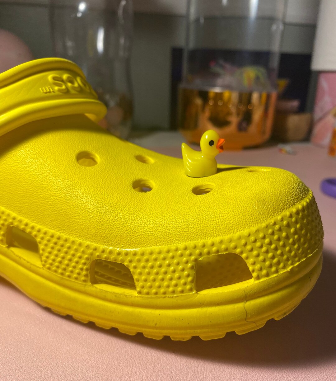 Yellow Rubber Duck Croc Charm - Etsy