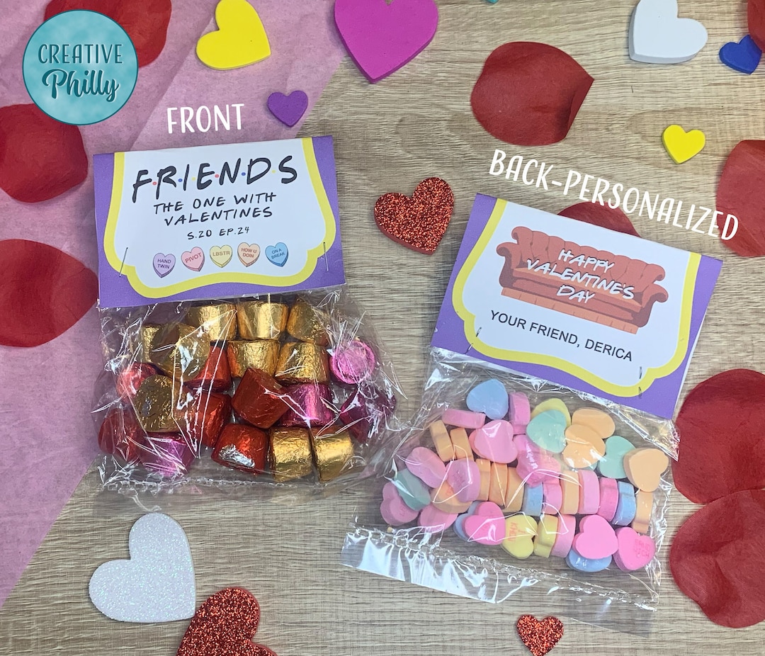 Friends TV Valentine, Personalized Valentine, Custom Valentine ...