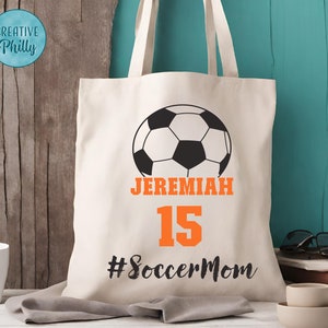 Personalized Soccer Tote Custom Soccer Tote Custom Tote Bag ...