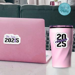 Personalized Senior Stickers 6-pack Custom Senior Sticker Pack Class of ...