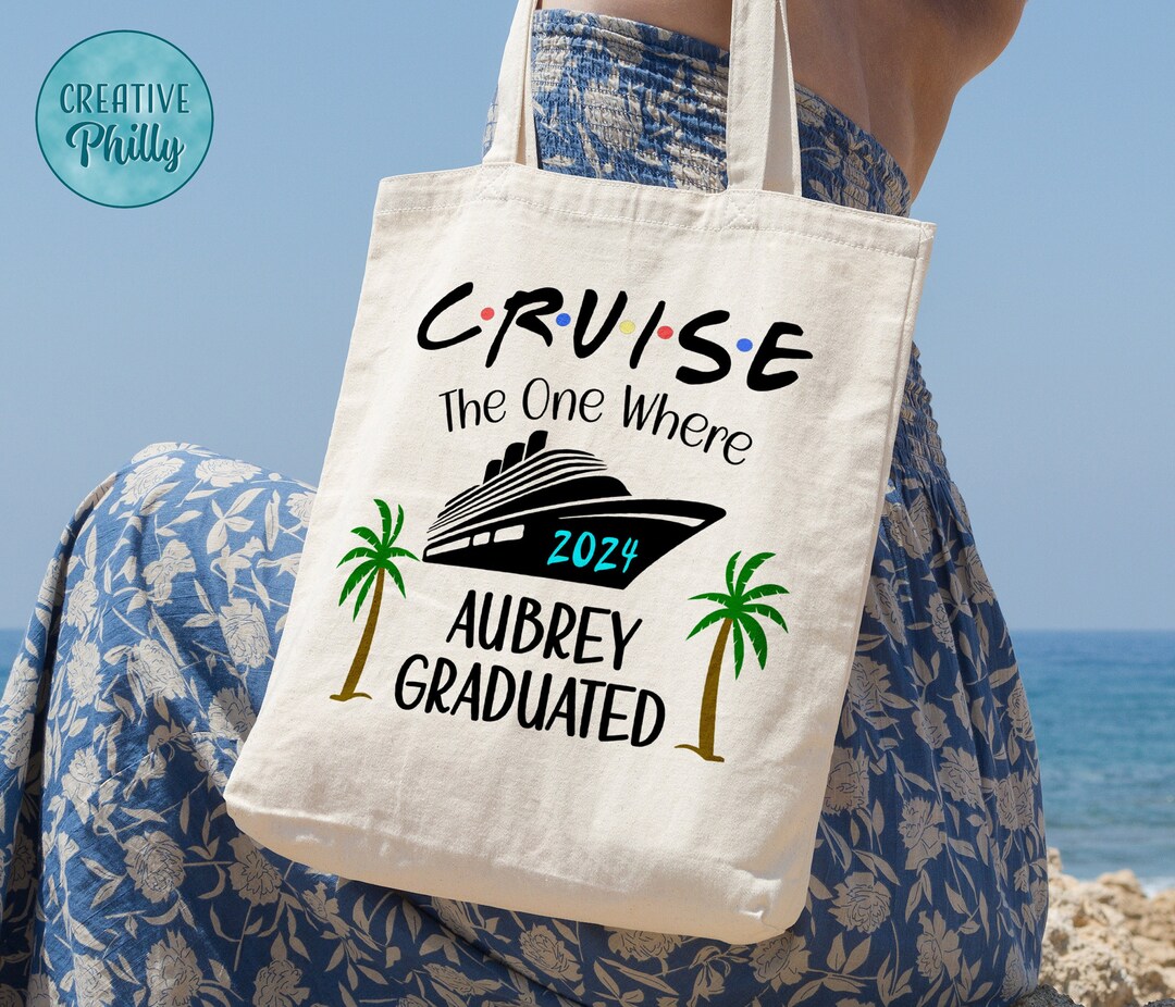 Personalized Tote Custom Tote Vacation Tote Friends Theme Tote Family ...