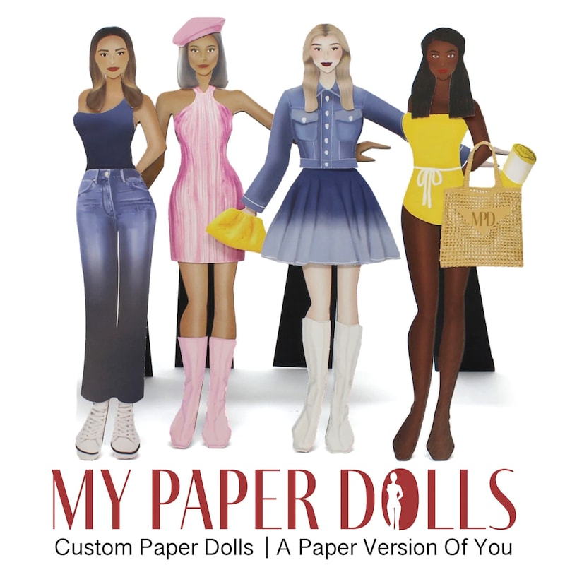 Fashion Paper Dolls - Etsy