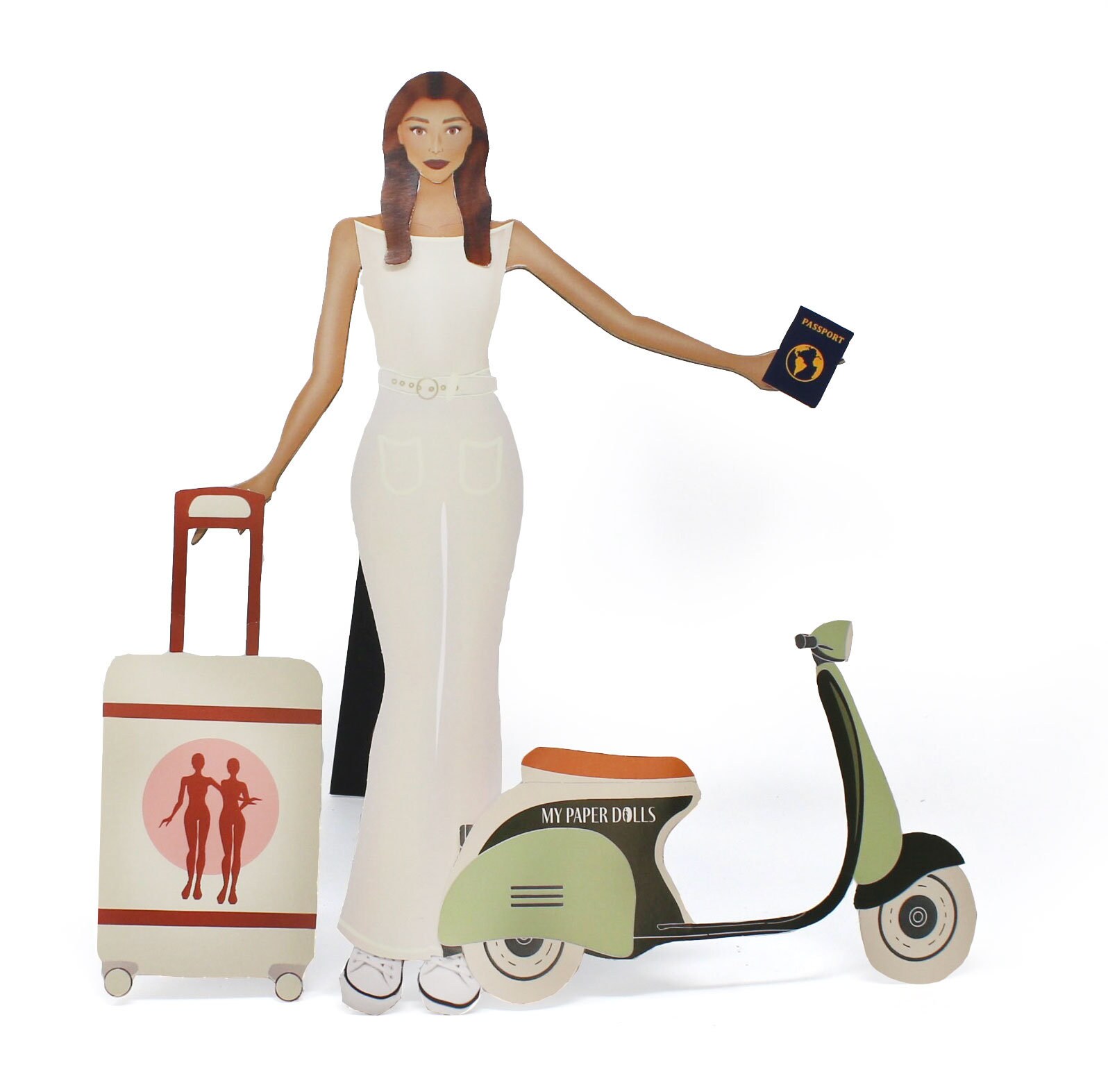 Introducing Personalized Bridal Paper Dolls: the Bridal Wardrobe the ...