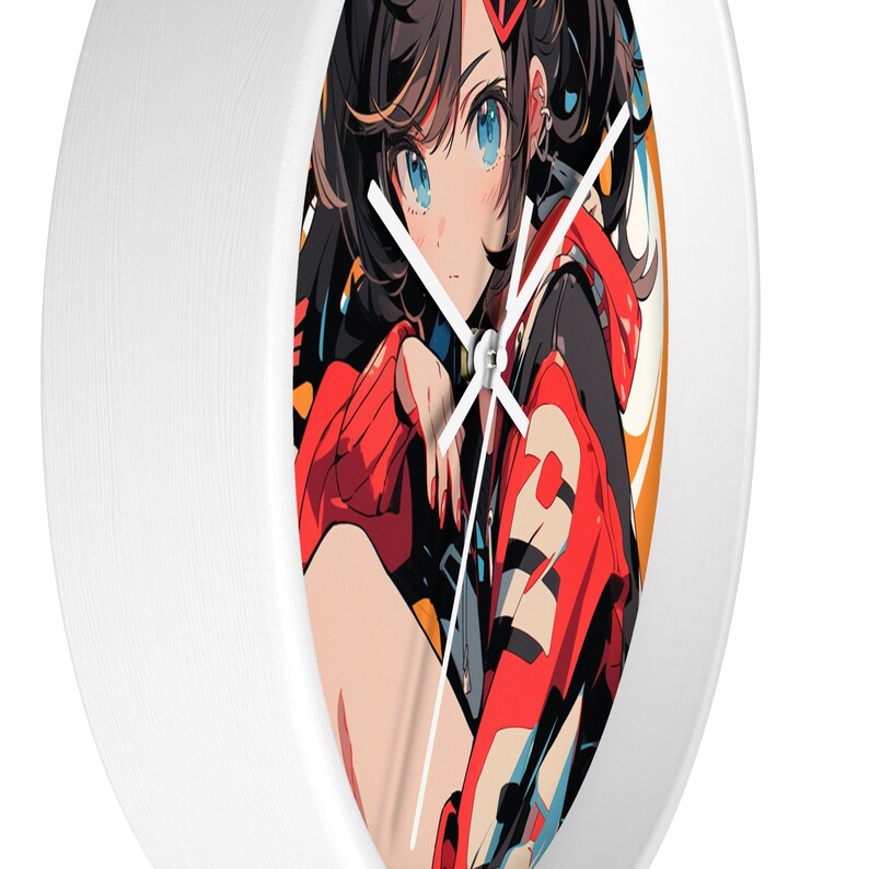 Anime Girl Art Gift Idea Wall Clock - Etsy