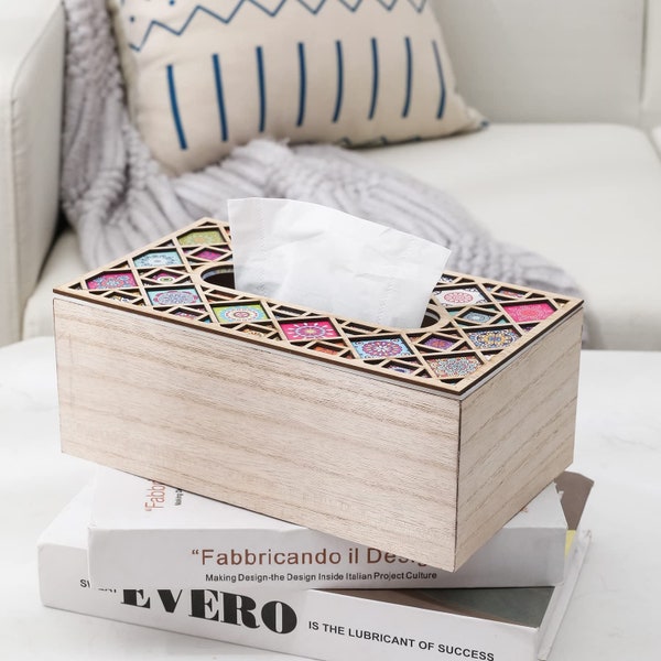 Wooden Tissue Box - Etsy