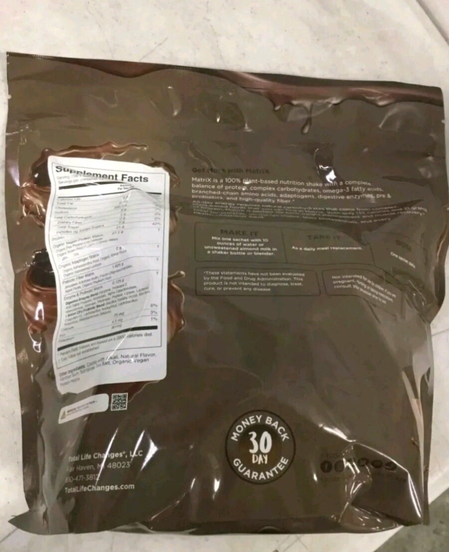 TLC Matrix Chocolate Brownie Protein Shake-exp 6/23 - Etsy