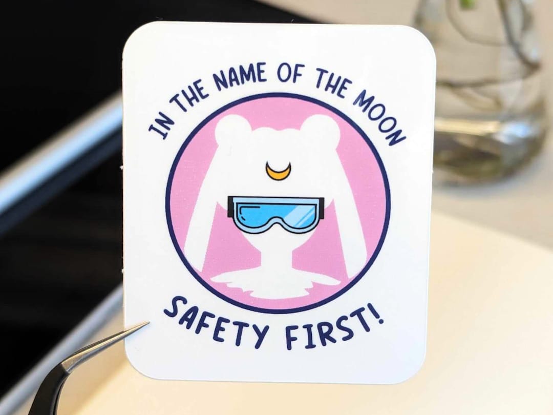 Safety First | Waterproof Vinyl Sticker | Science Gifts for Biomedical ...