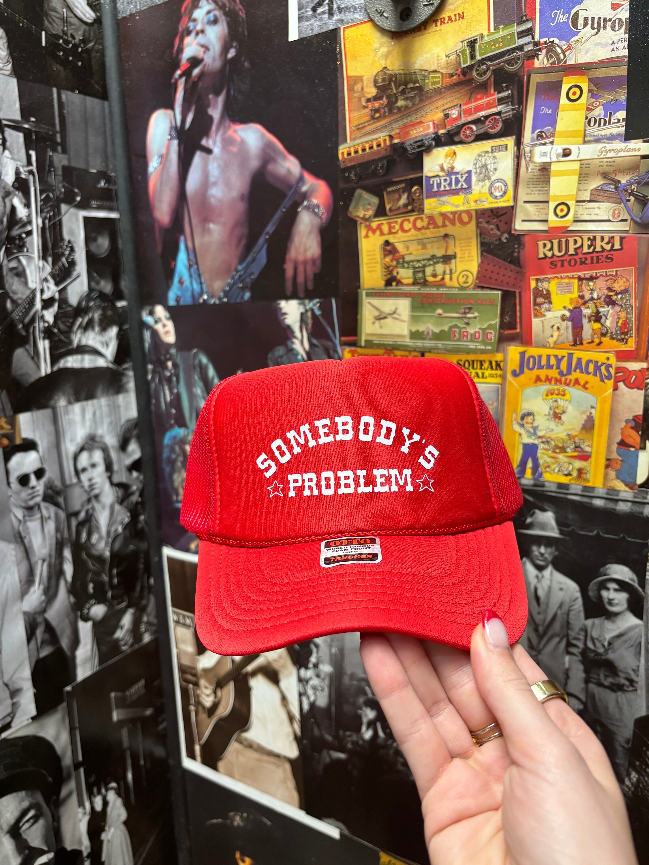 Somebody’s Problem Trucker Hat - Etsy