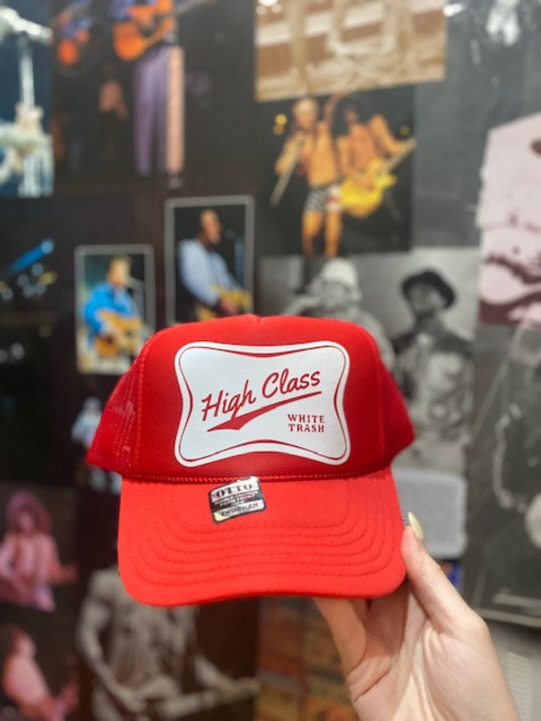 High Class White Trash Hat - Etsy