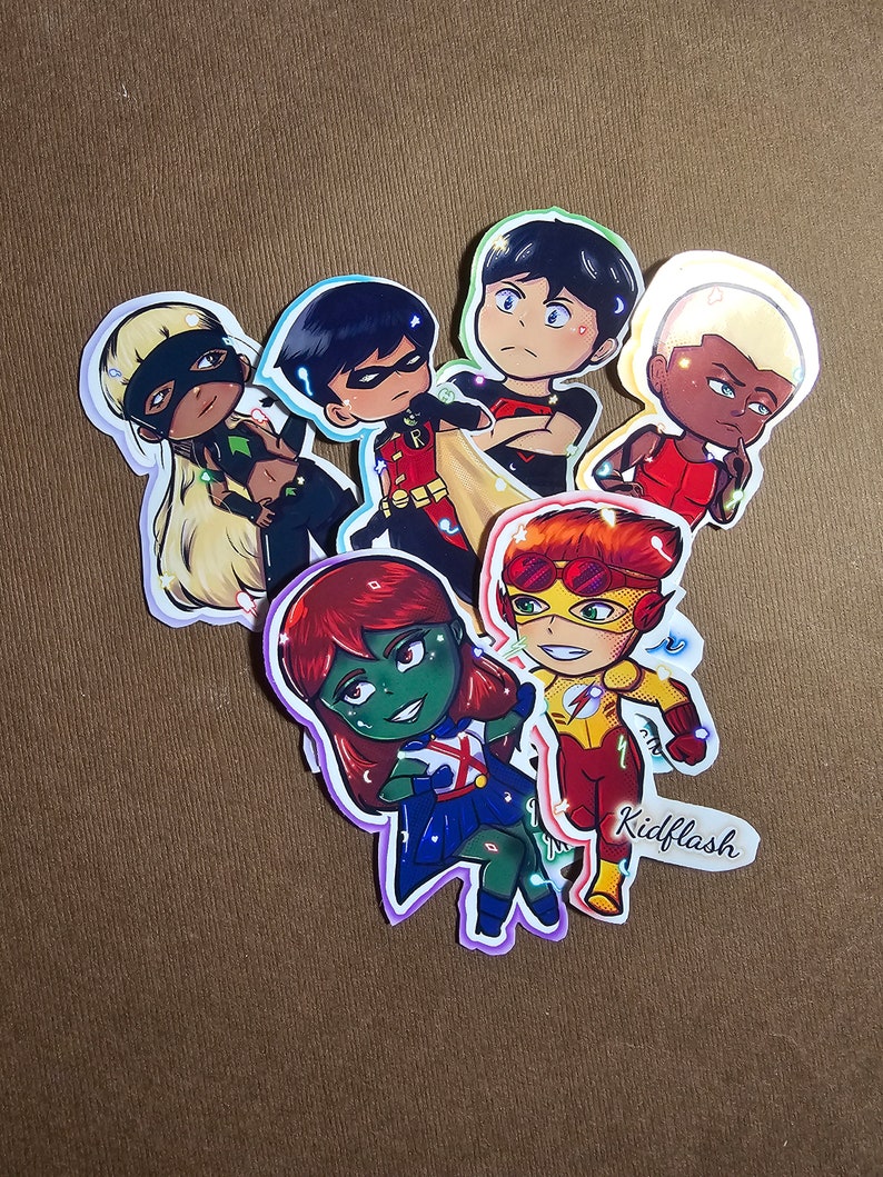 YJ Stickers, Young Justice Sticker, Fun Stickers, Cute Stickers ...