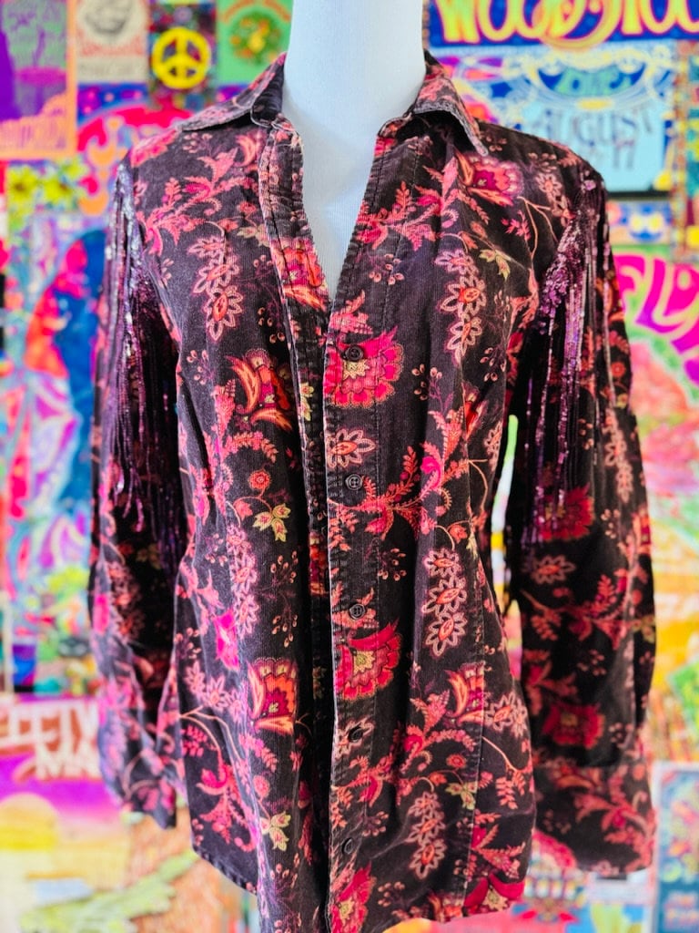 Victorian Corduroy Cowboy Billy Strings BMFS Long Sleeve With Sparkle ...