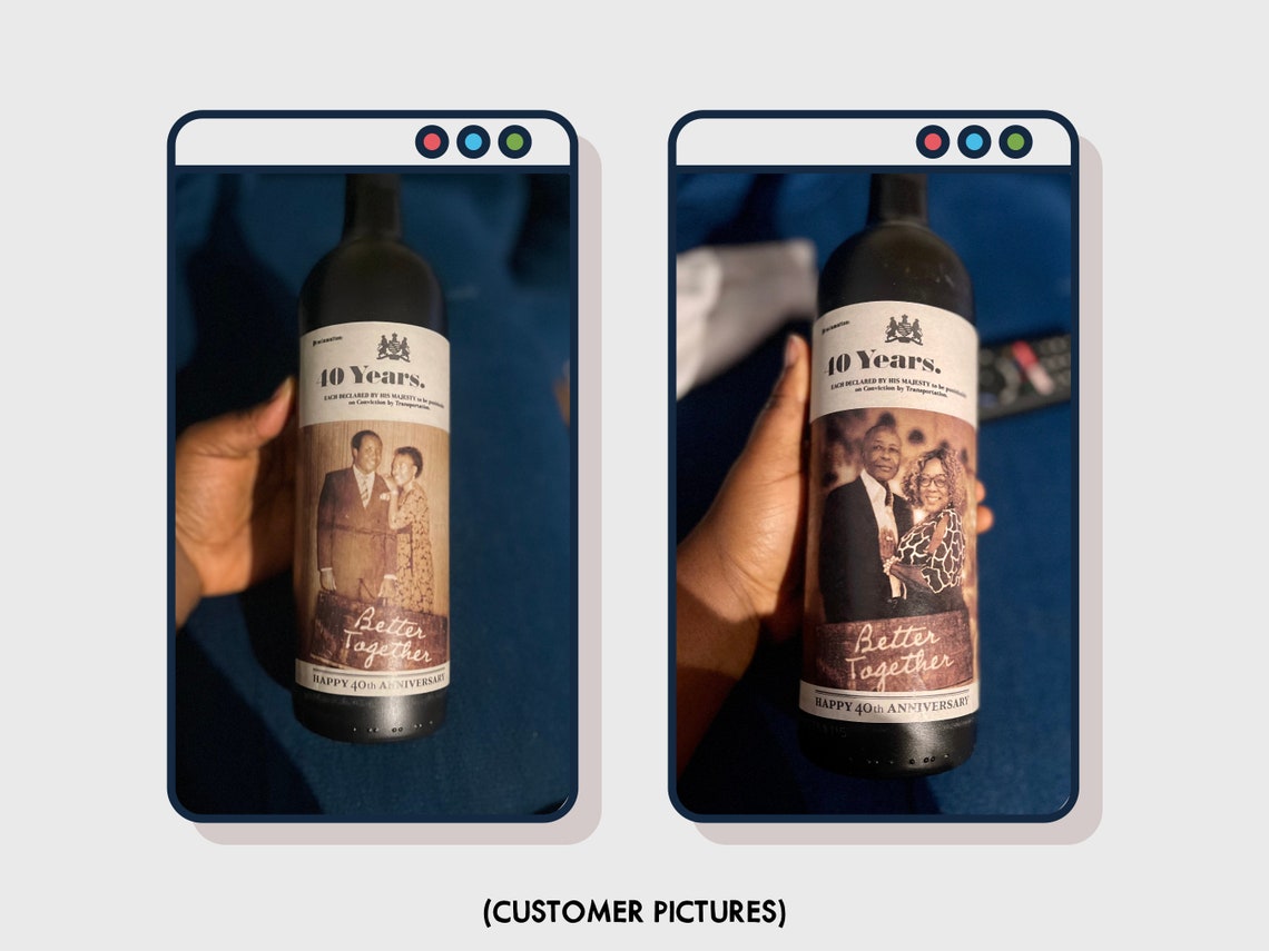 19 Crimes Custom Wine Label, GROOMSMAN BEST Man Edition, Personalized ...