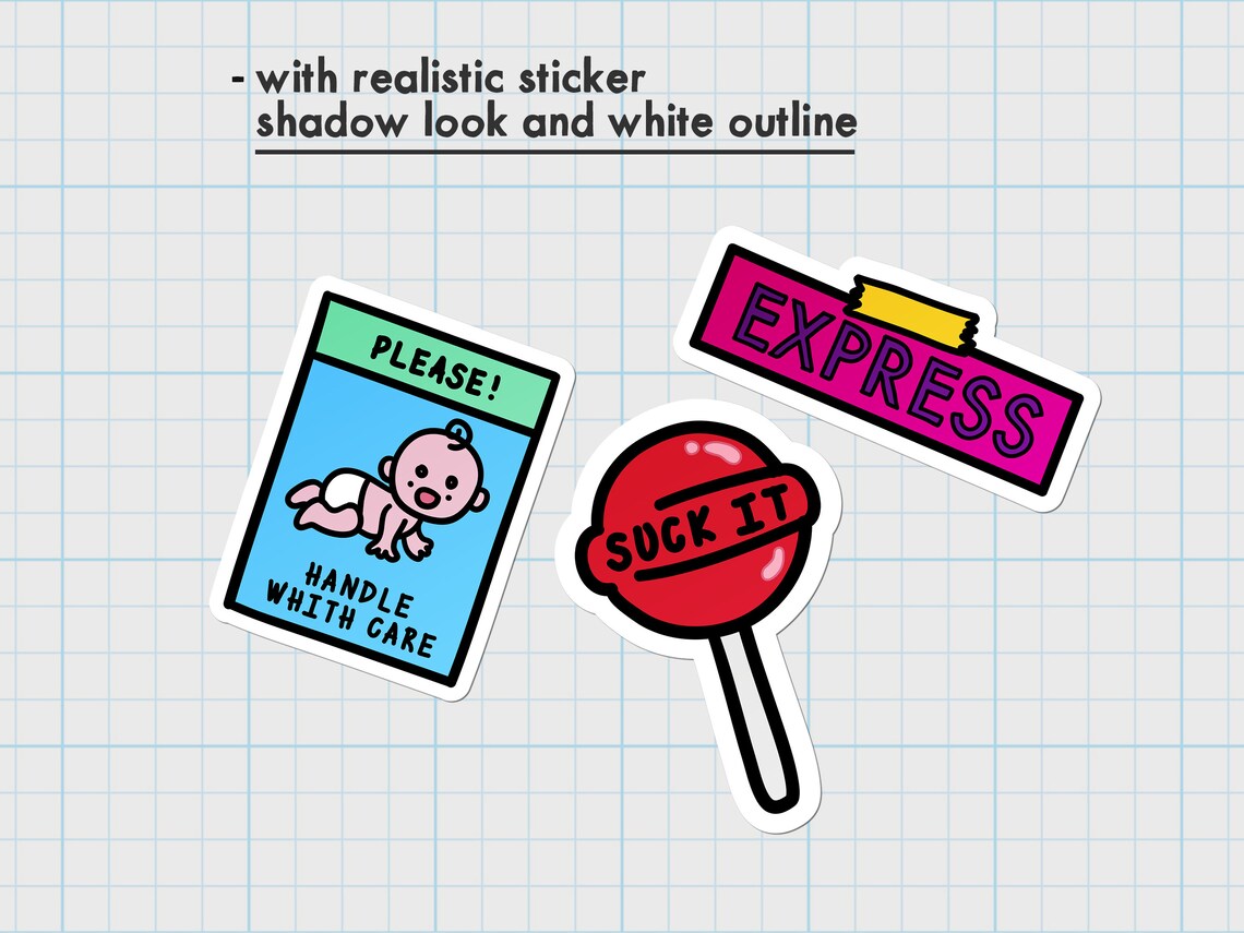 PRECROPPED Goodnotes Stickers FUN PACK ' Stickers for - Etsy