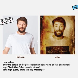 19 Crimes Custom Wine Label, GROOMSMAN BEST Man Edition, Personalized ...