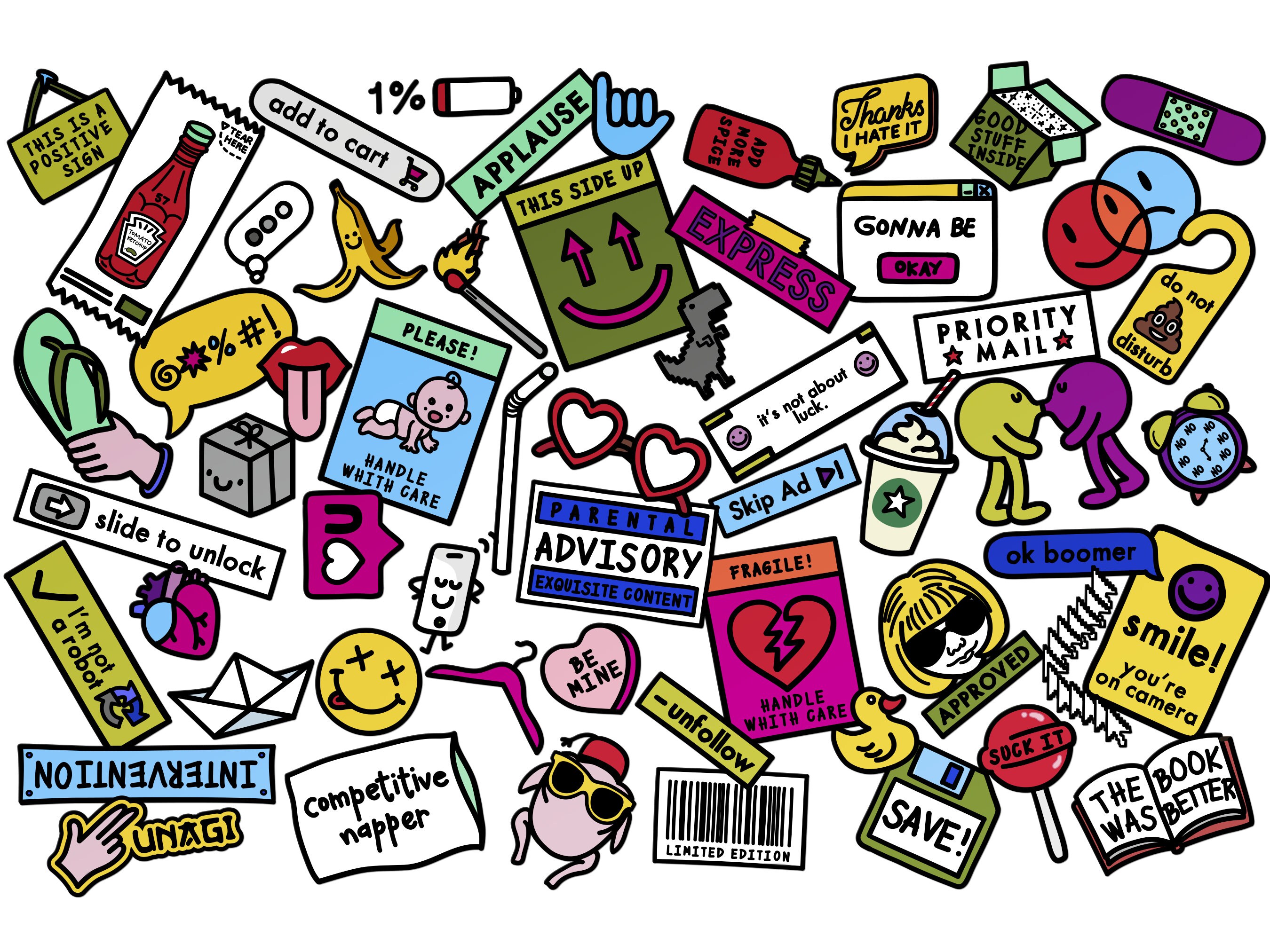Laptop Stickers Stickers for Hydro Flask STICKER PACK - Etsy