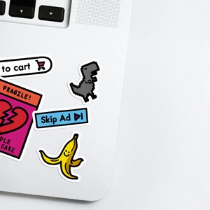 Laptop Stickers, Stickers for Hydro Flask, STICKER PACK, Aesthetic ...