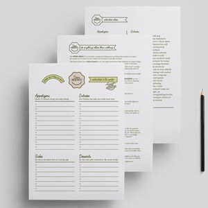 Dopamine Menu Printable, Dopa Menu, ADHD Tracker, ADHD Vision Board ...