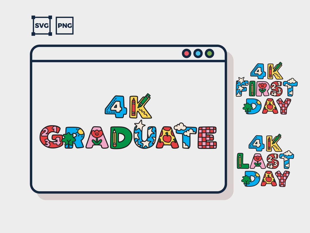 4K Graduate SVG, 4K Graduation Svg, 4K Teacher Mug, 4K First Day, 4K ...