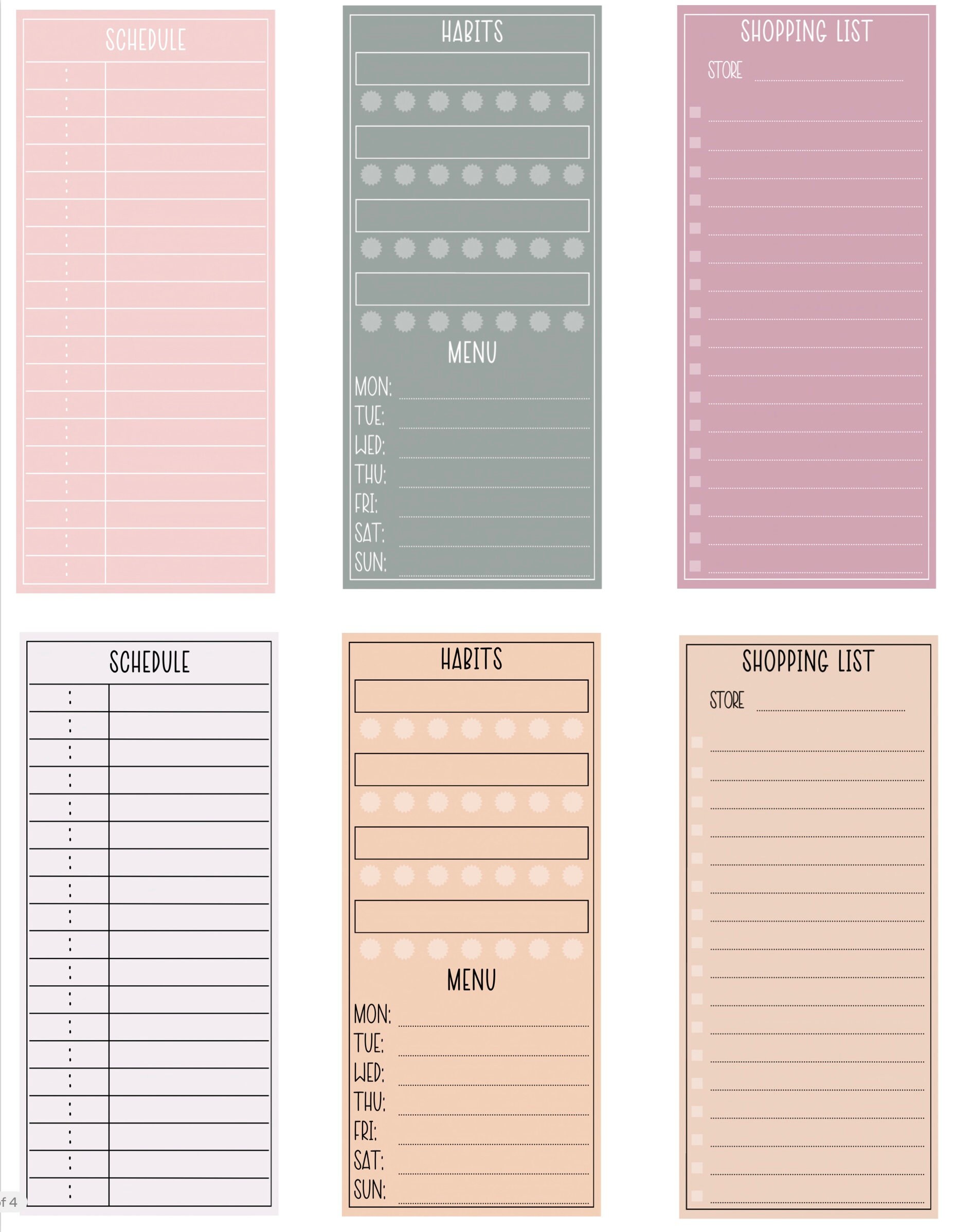 Widget Stickers Goodnotes Stickers PNG Digital Planning iPad Planning ...