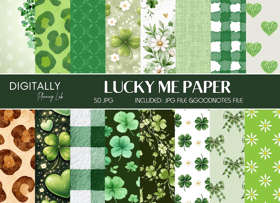 Lucky Me! Covers/paper Pack| Goodnotes, Notability, Noteshelf, Xodo ...