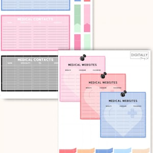 Medical Bundle Stickers | Goodnotes Stickers | PNG | Digital Planning ...