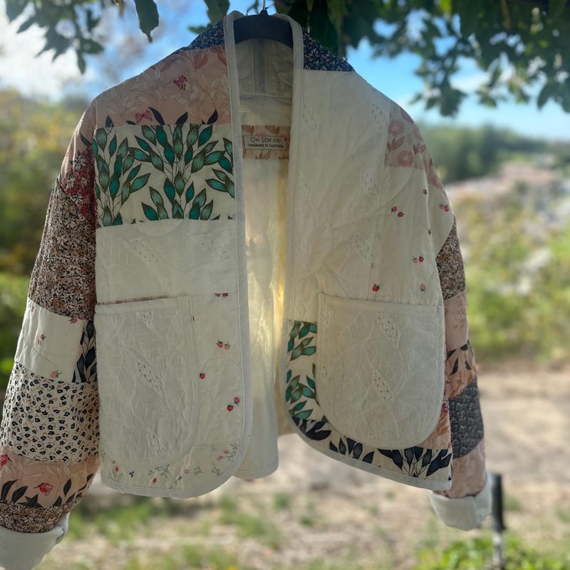 Patchwork Quilt Jacket - Etsy