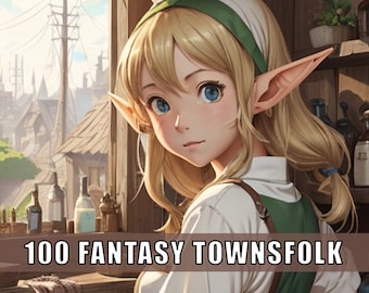 50 Dnd Character Art Illustrations Clerics BUNDLE Fantasy - Etsy