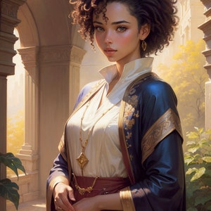 50 Dnd Character Art Illustrations Clerics BUNDLE - Fantasy Character ...