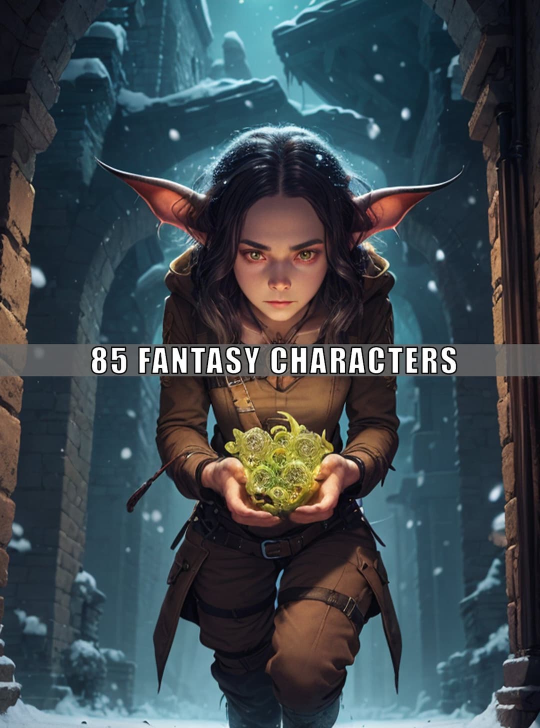 Dnd Character Art Illustration BUNDLE 85 Fantasy Character Portraits ...