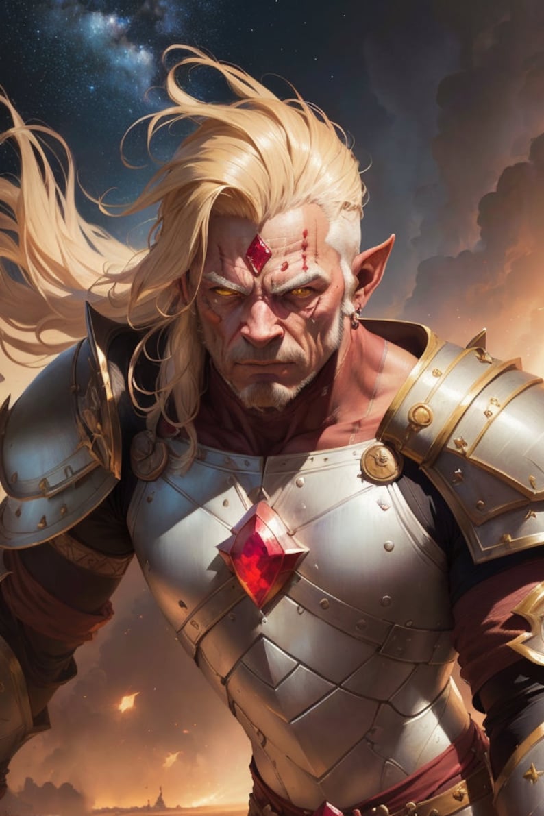 45 Dnd Character Art Illustrations Paladins BUNDLE - Fantasy Character ...