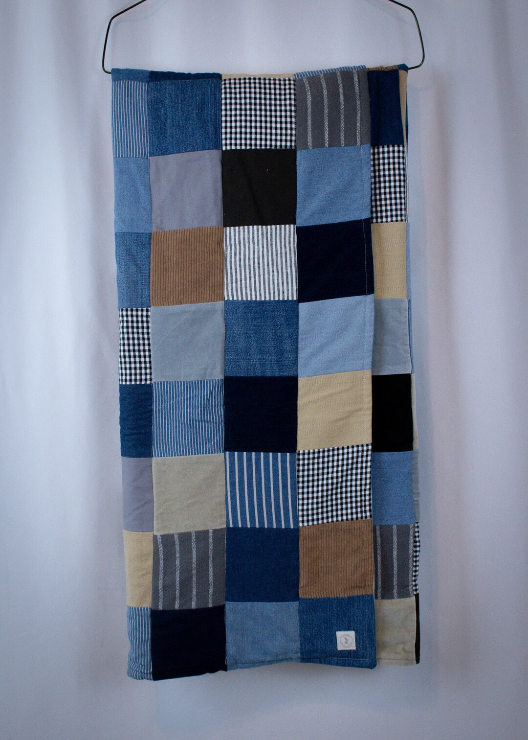 Blue Jean Quilt - Etsy