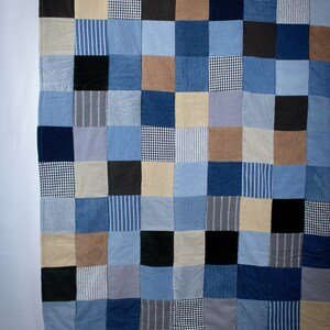 Blue Jean Quilt - Etsy