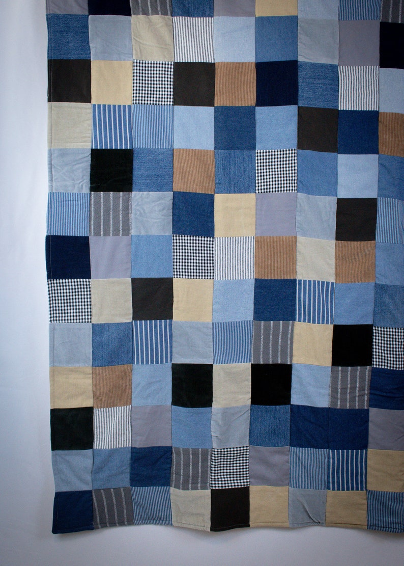 Blue Jean Quilt - Etsy