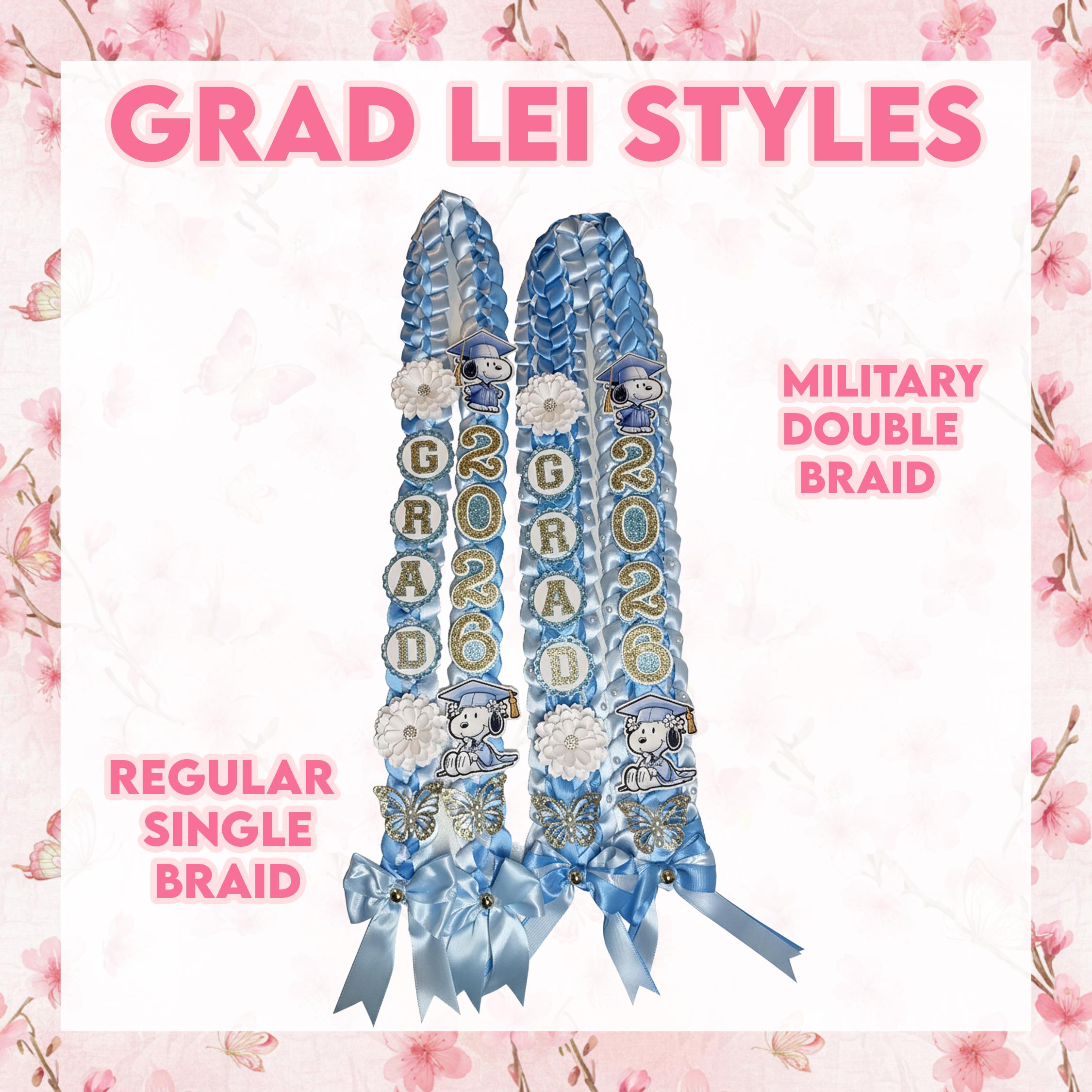 Custom Military Graduation Lei Promotion Gift Lei Senior Night Gift Lei ...