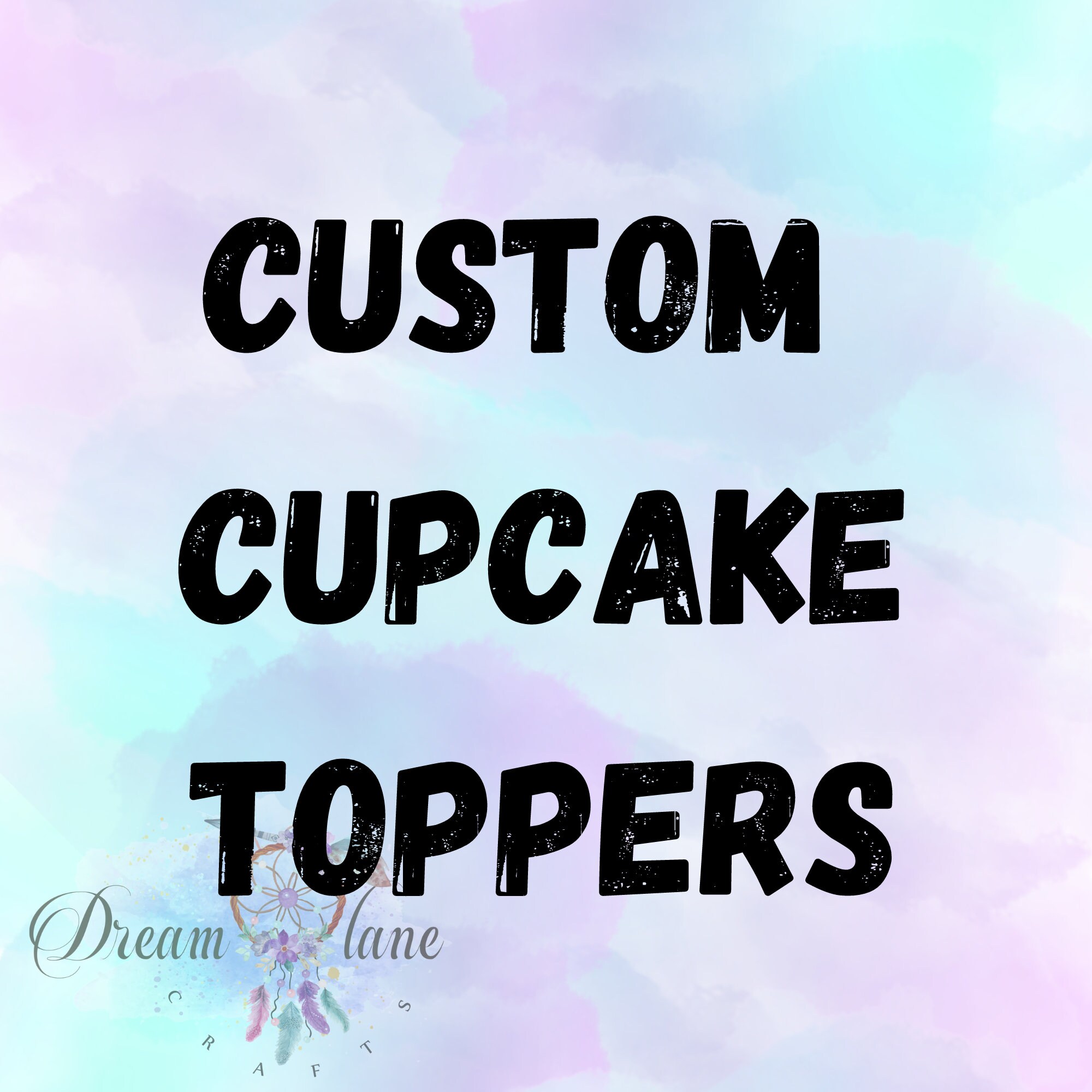 Custom Cupcake Toppers - Etsy